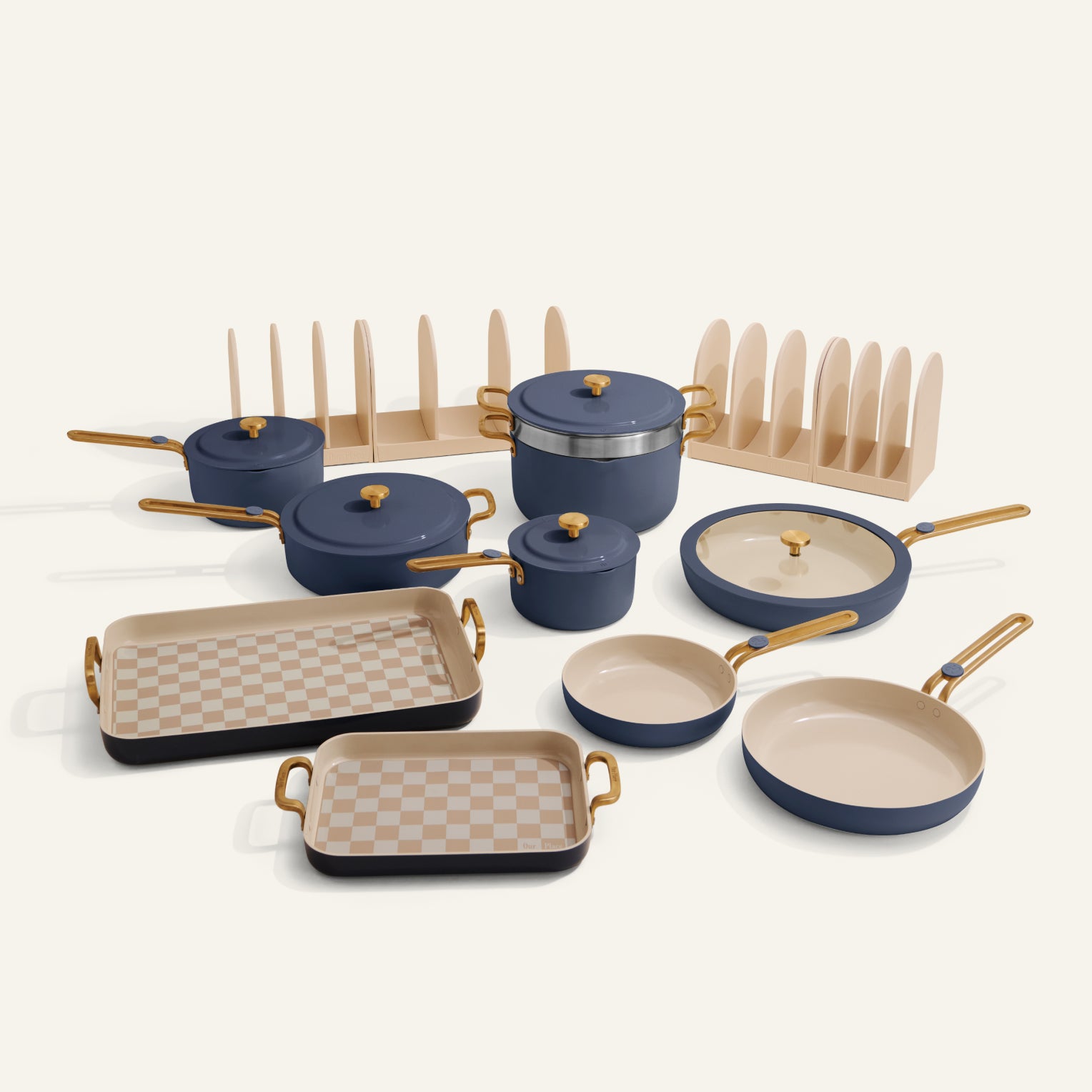 21-Piece Non-Toxic Nonstick Cookware + Bakeware Set With Storage–Our Place